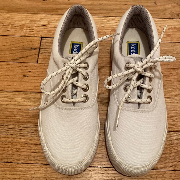 Keds | Shoes | Brand New Retro Look White Keds | Poshmark